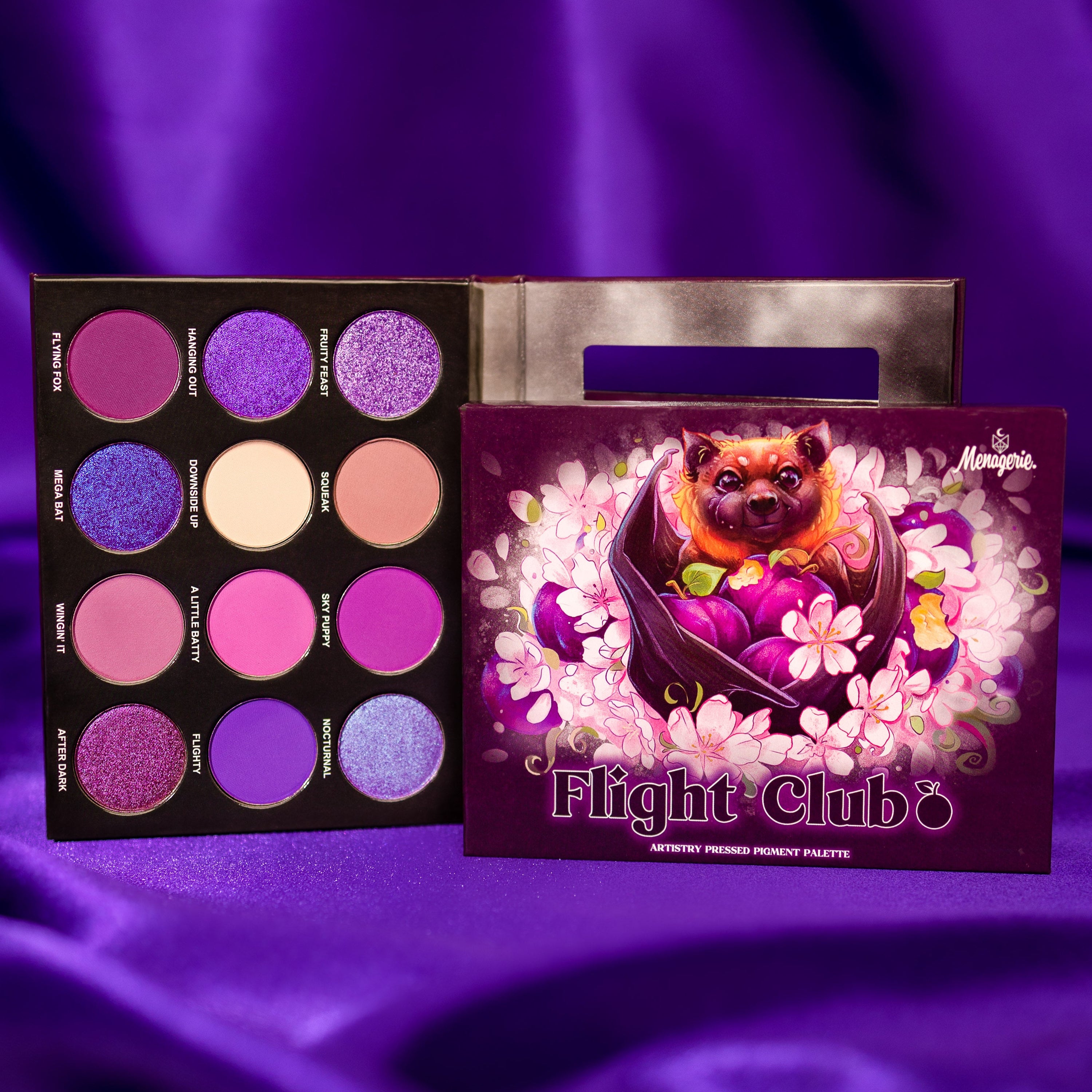 Flight Club Artistry Makeup Palette - Playful Pink & Purple Shadows ...