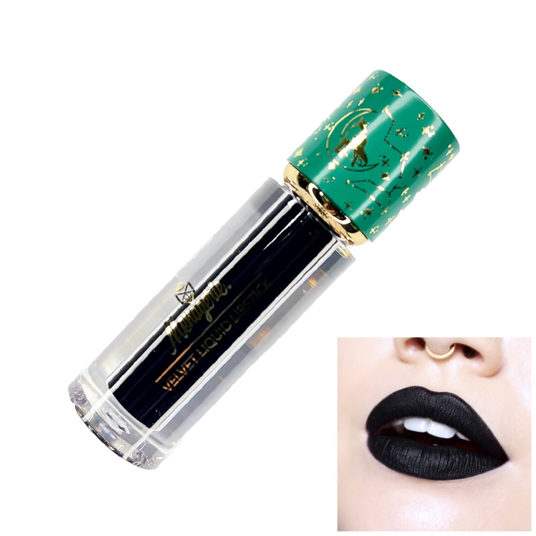 Long Lasting Kiss Proof Black Matte Liquid Lipstick | Cricket ...