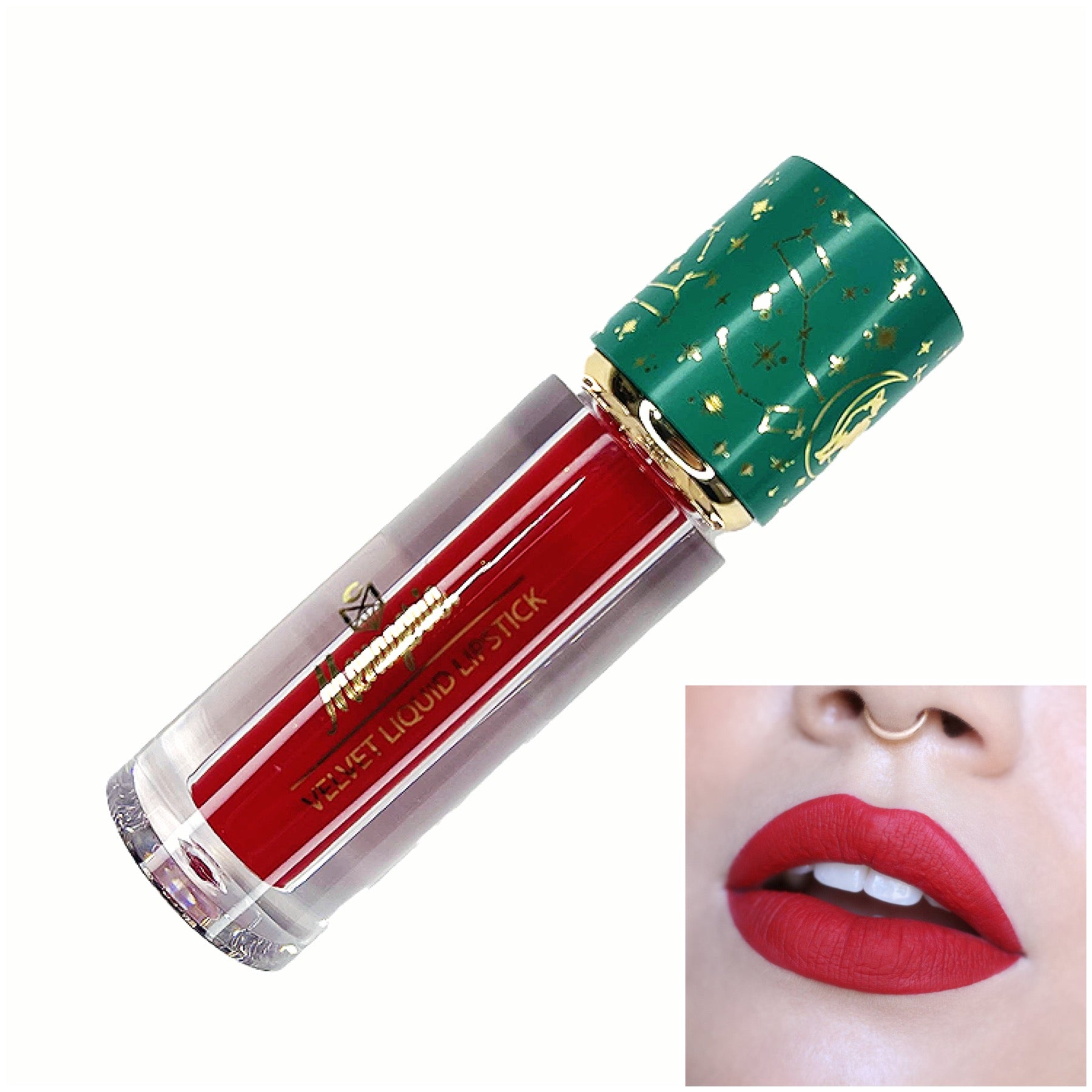 Long Lasting True Blue Red Matte Liquid Lipstick | Cat Fight ...