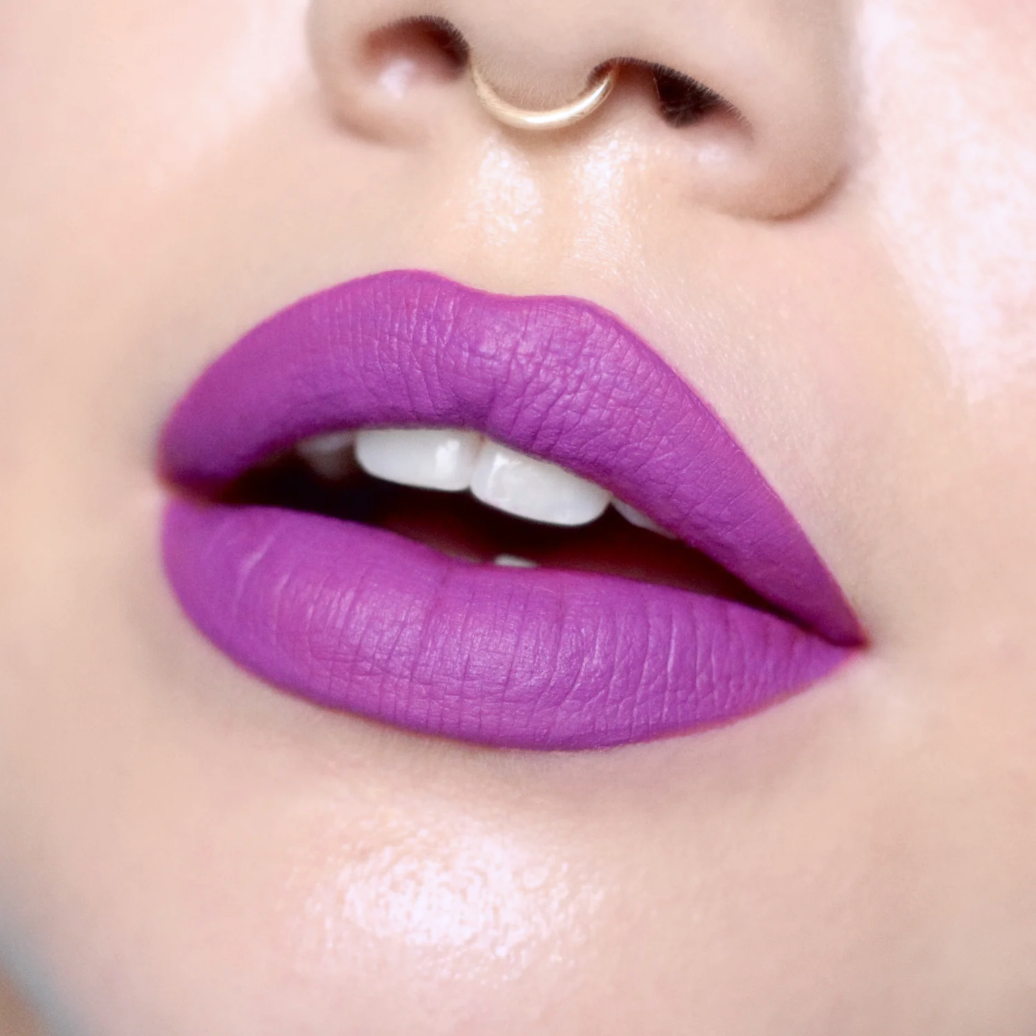 Long Lasting Kiss Proof Bright Purple Matte Liquid Lipstick | Starfish ...